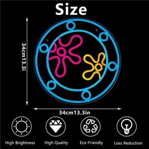 Accents | Spongebob Window Neon Led Wall Sign For Room Decor Usb ...